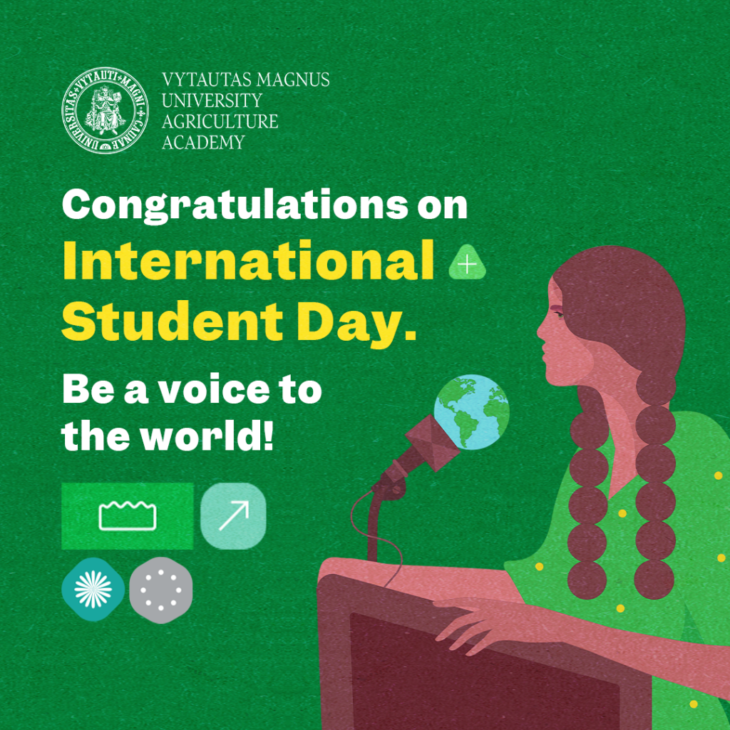 Congratulations on International Student Day! | VDU Žemės ūkio akademija